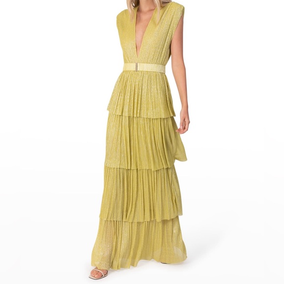 Sabina Musayev | Dresses | Nwt Sabina Musayev Yellow Maxi Dress | Poshmark